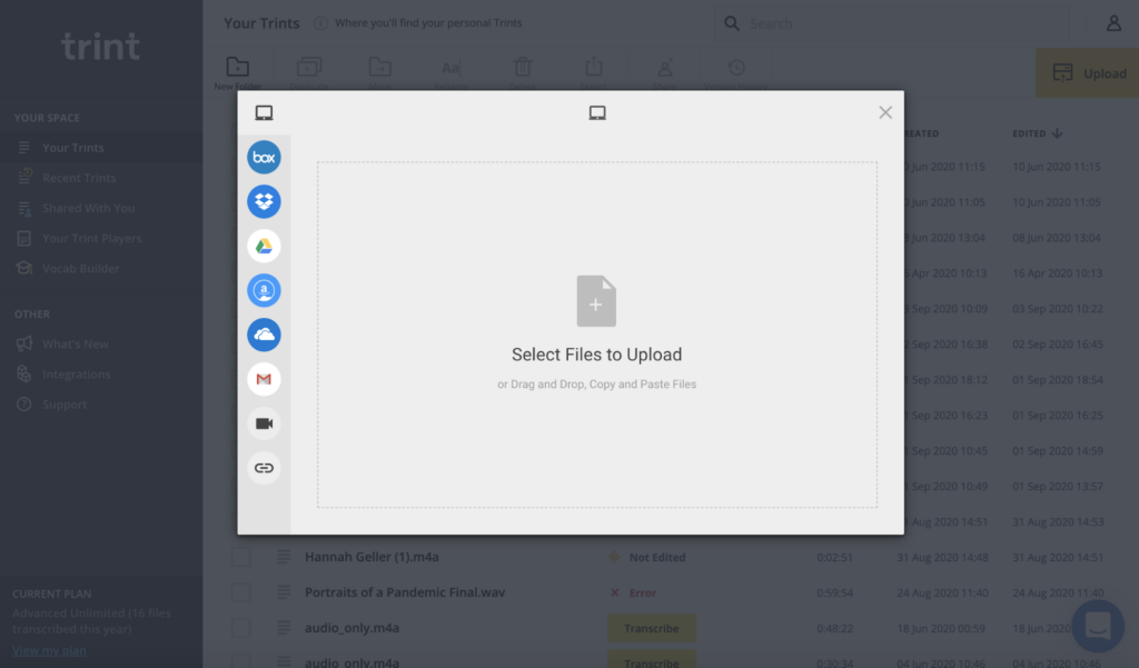How to use Trint | USC Annenberg Media Resources
